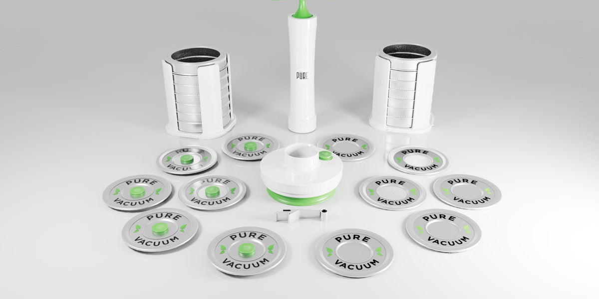 MVP Starter Set - Both Plain Lids & Lid with Valves - Half & Half