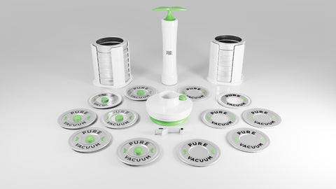 MVP Starter Set - Both Plain Lids & Lid with Valves - Half & Half